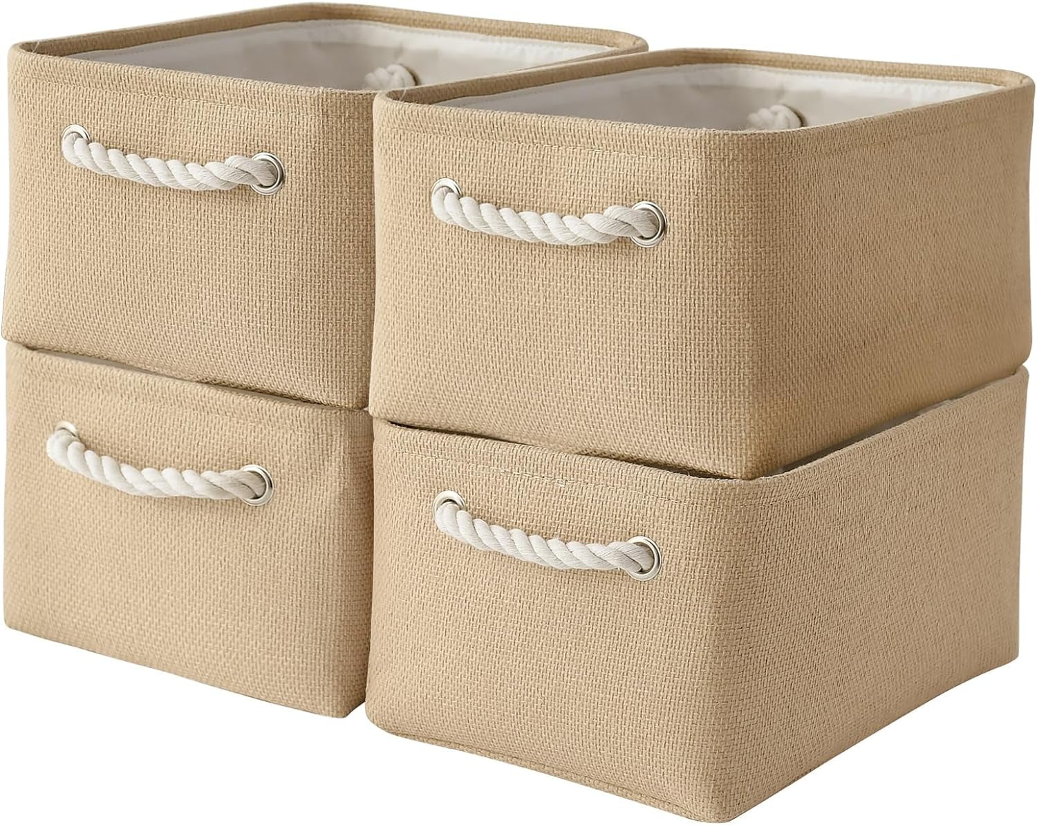 sdecl HCOCM Storage Baskets 12x8x5 inch 10 Pack Fabric Baskets Foldable ...