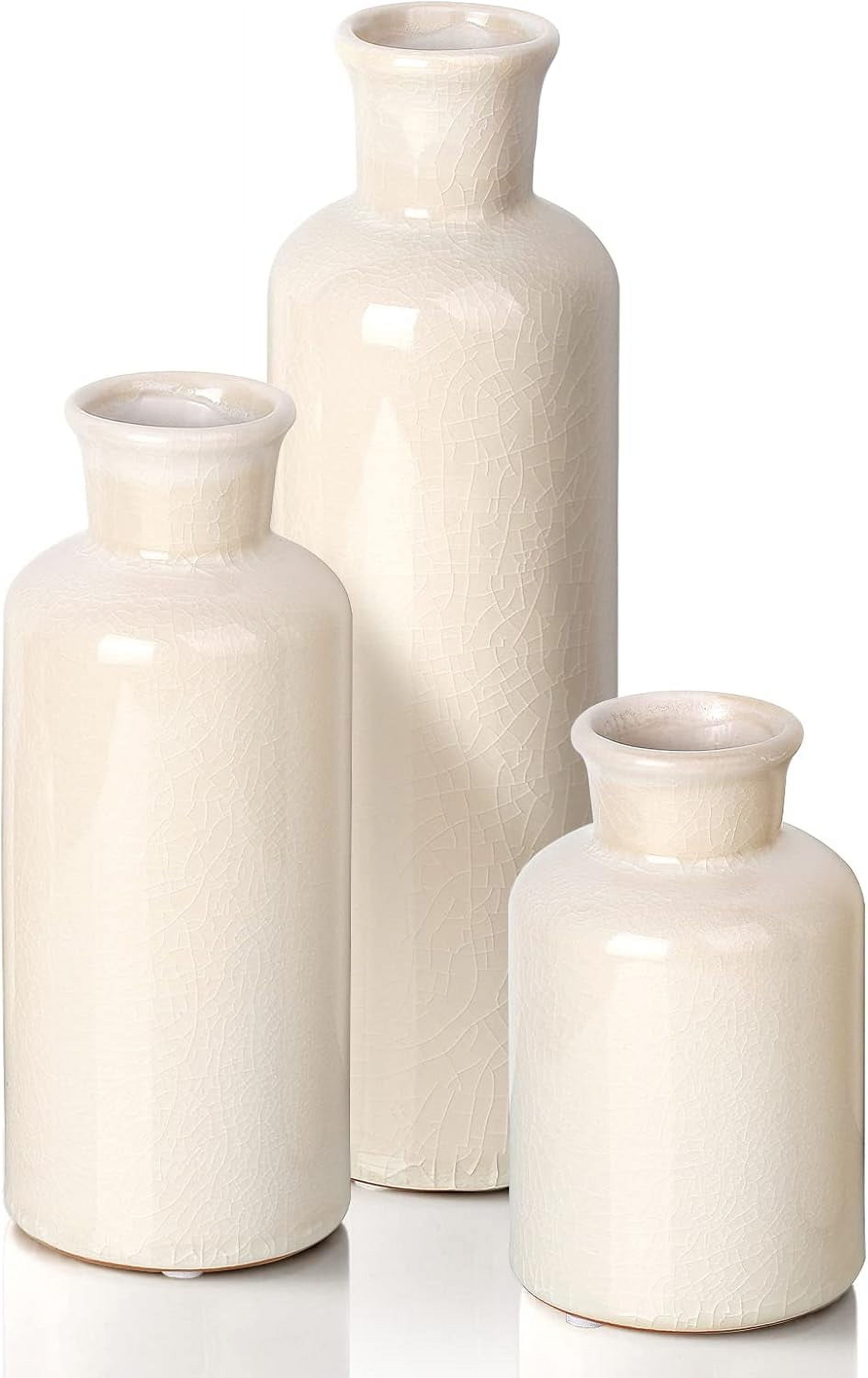 sdecl JKLCH Ceramic Vase for Decor Small Vases Ceramic Vases for Rustic ...