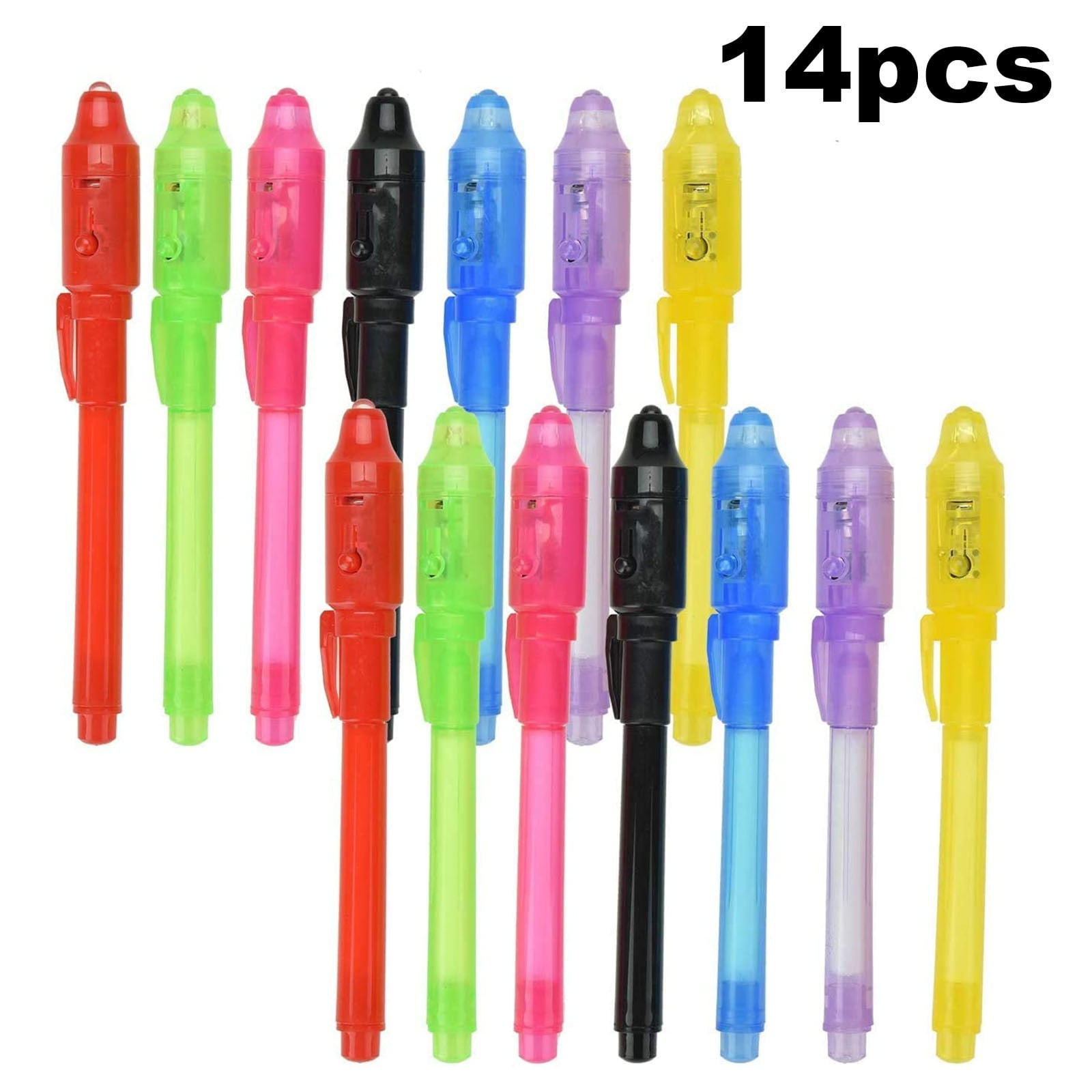 sdhkgrrt 2Pcs Invisible Ink Message Pens, Invisible Ink Pen 14 Pack ...