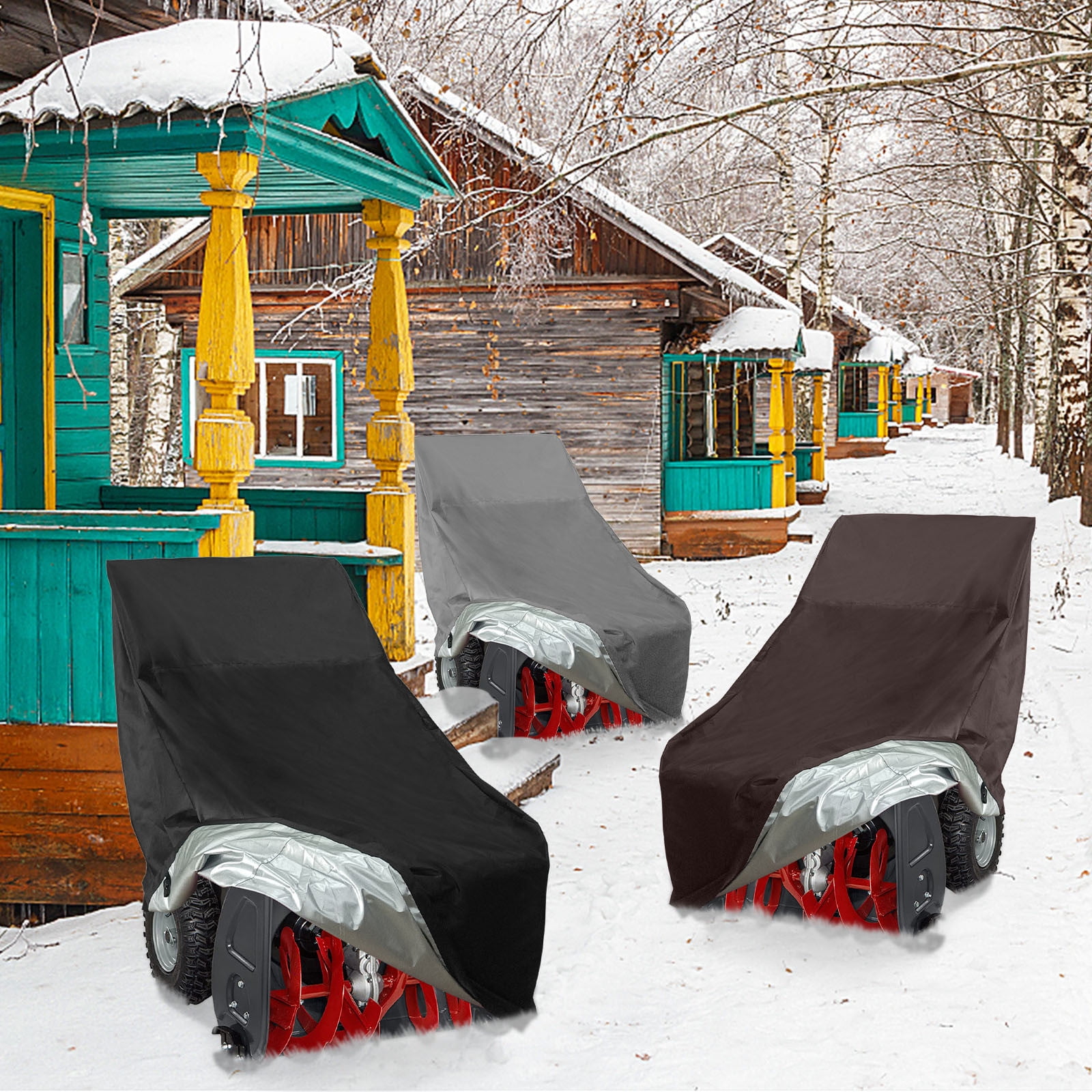 sdhkgrrt 3Pcs Heavy Duty Snow Blower Cover, Heavy Duty Snow Blower ...