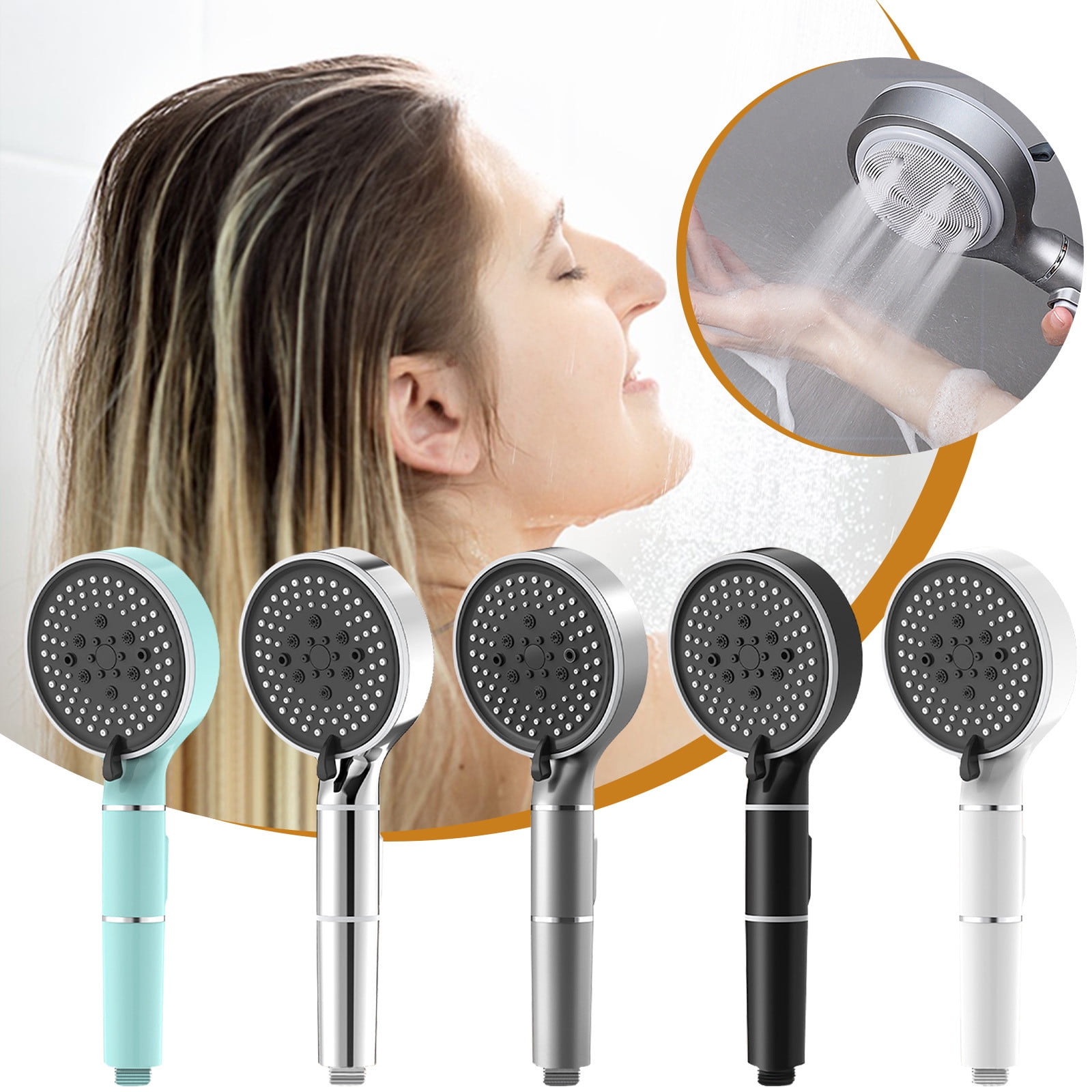 sdhkgrrt under $5 4Pcs High Pressure Shower Head, High Pressure ...