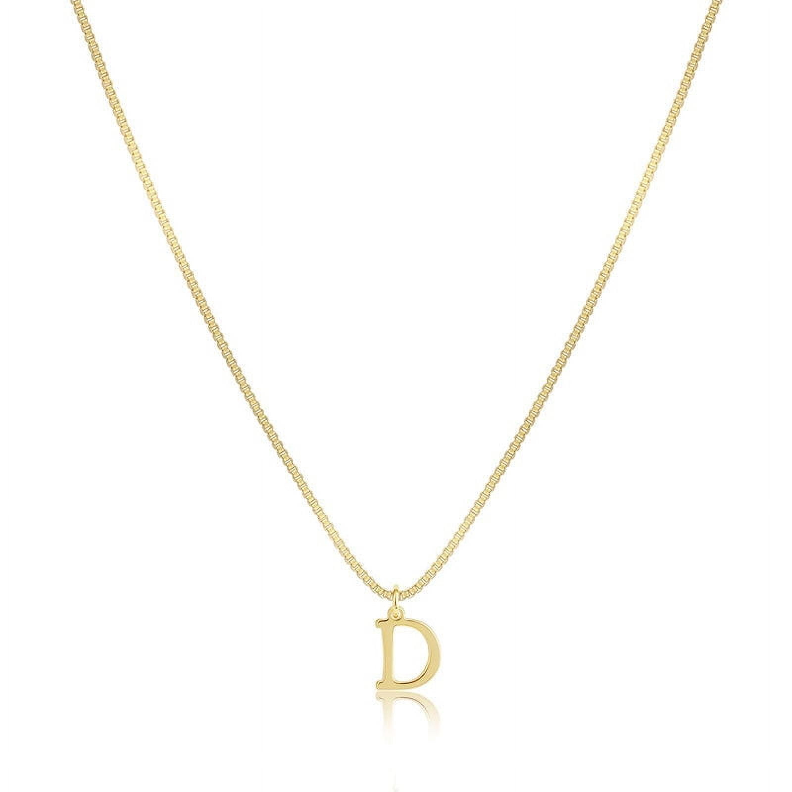sdhkgrrt 5Pcs Personalized Initial Alphabet Necklace,Personalized ...