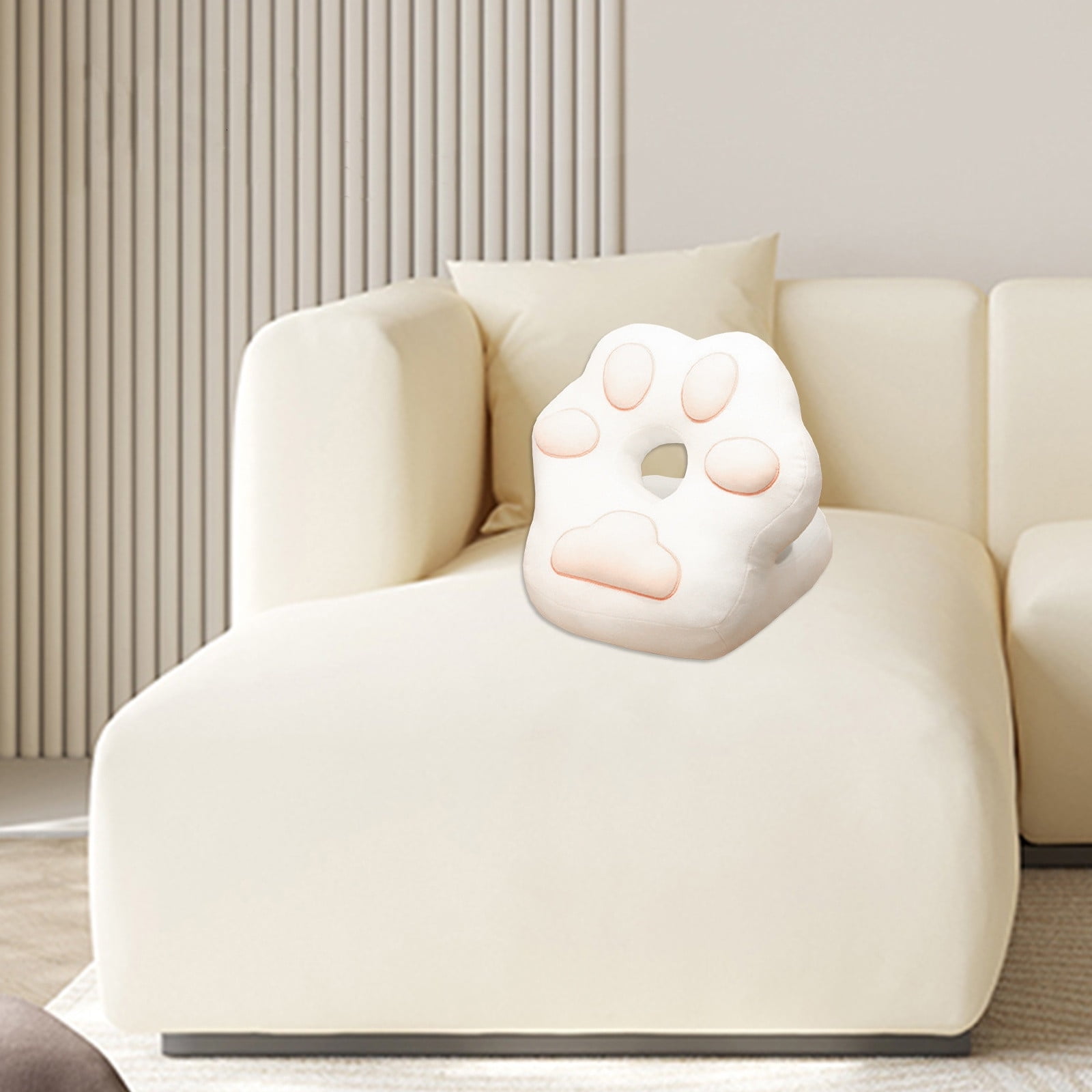 sdhkgrrt Couch Pillows,Claw Nap White Pillow Practical Office Lunch ...