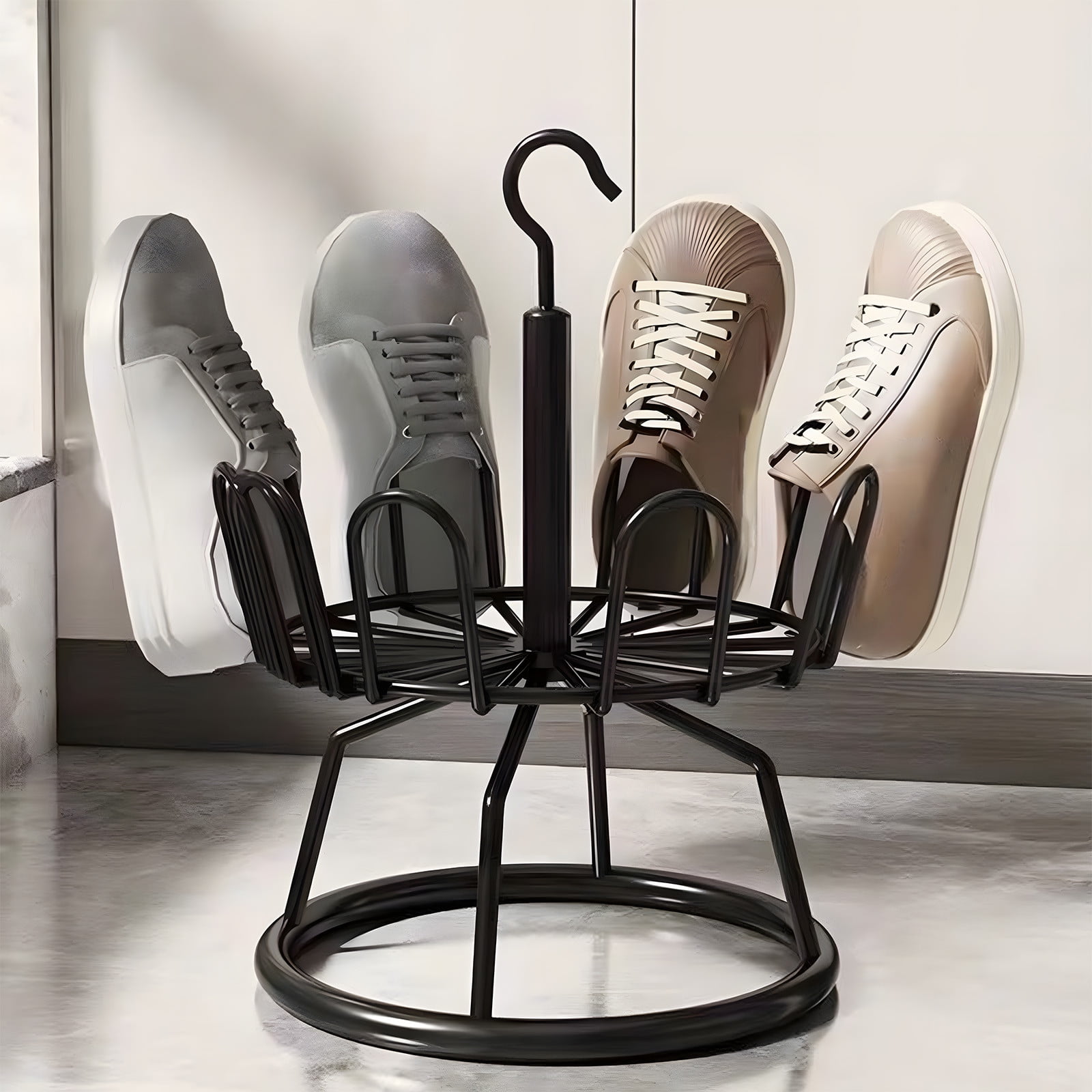 sdhkgrrt,Home Rotating Shoe Rack Multi-layer Boor Standing Shoe Rack ...