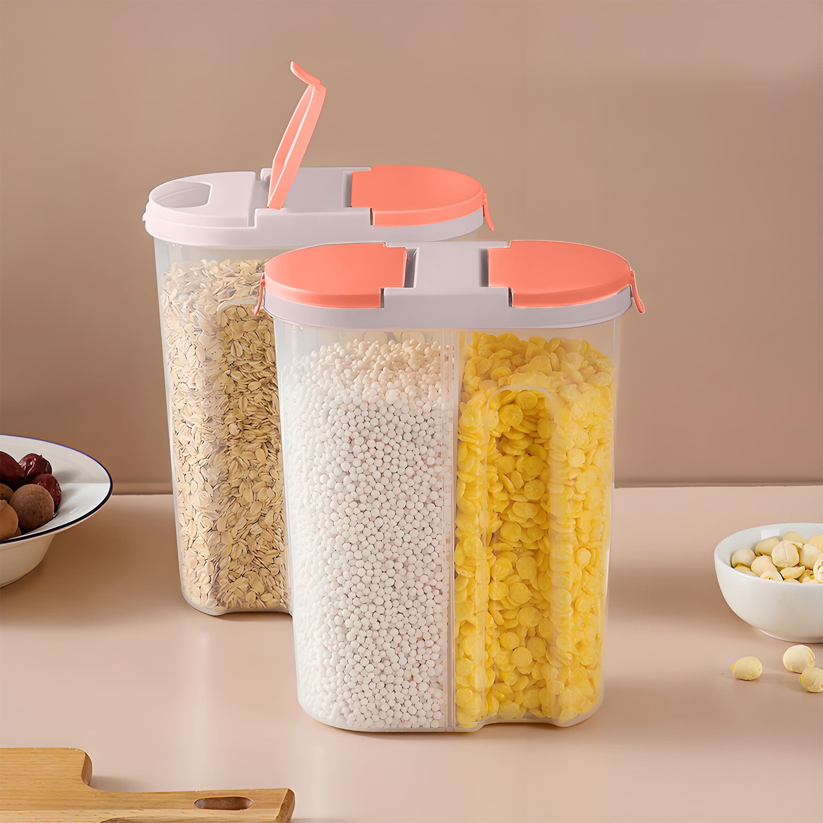 sdhkgrrt,Kitchen Storage Plastic Storage Tank Sealed Rice Dispenser ...