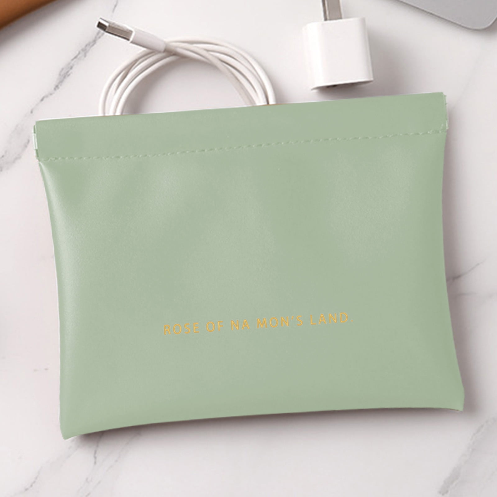 Sdhkgrrt Office Organization Data Cable Storage Bag Wired Earphone Portable Bag Automatic