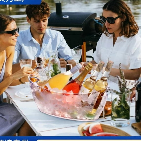 sdhkgrrt Party Ice Bucket, Beer Ice Bucket, Party Ice Bucket with Ice ...