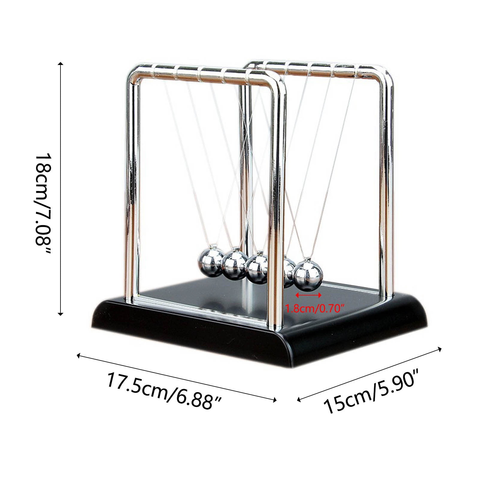 sdhkgrrt Science Toy Ornament, Balance Swinging Ball Ornament, Newton ...