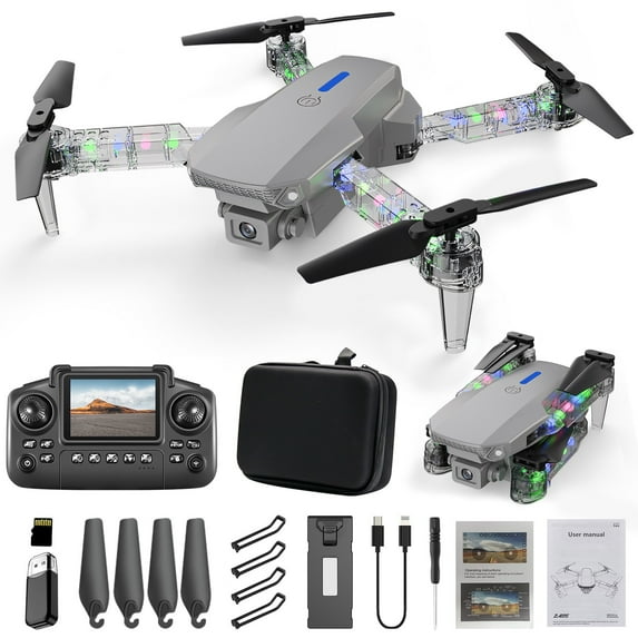 sdhkgrrt Screen Display Drone Camera, Dual Camera Drone Featuring ...