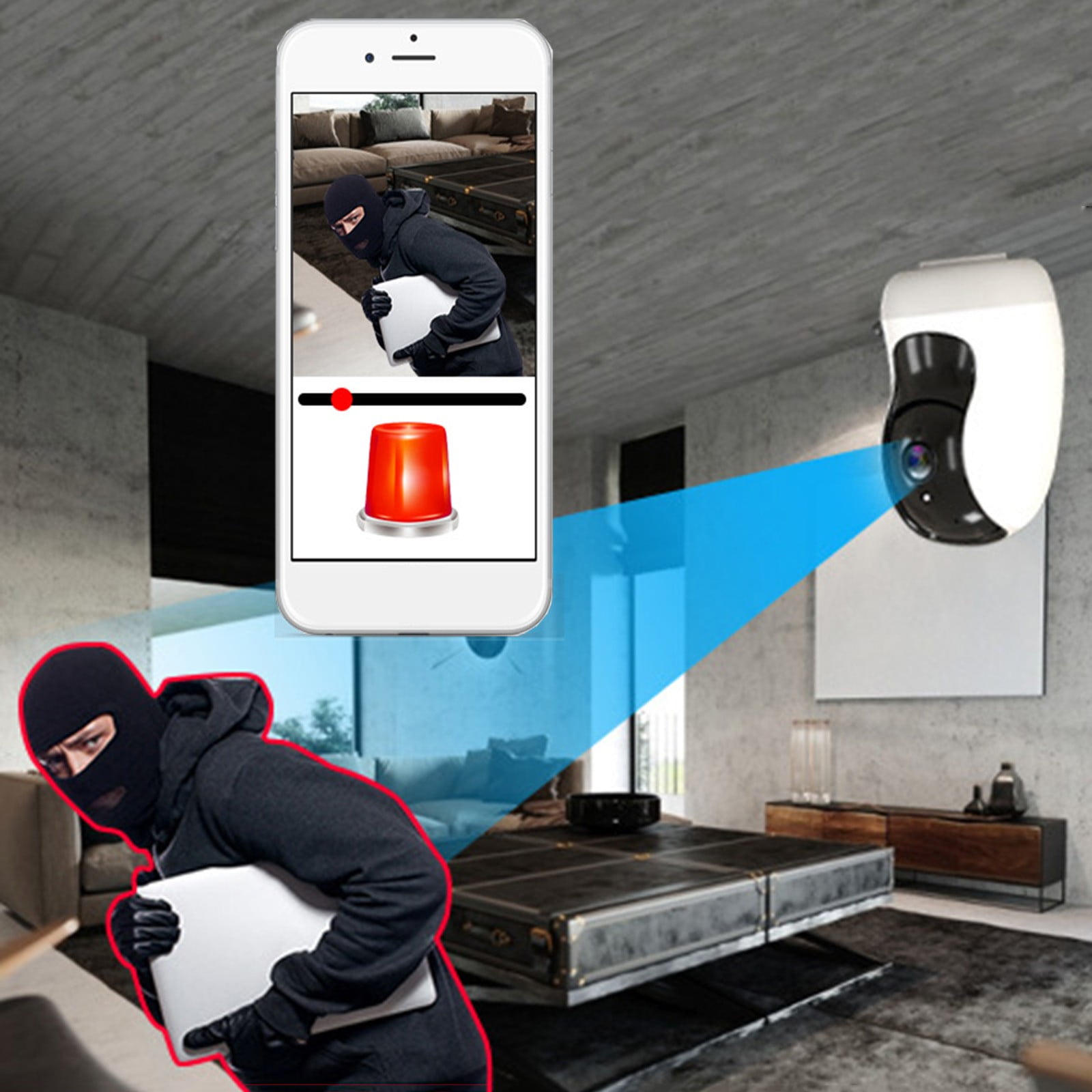 sdhkgrrt Smart Home,Remote Real-time Monitoring Wireless WiFi Camera 5G ...