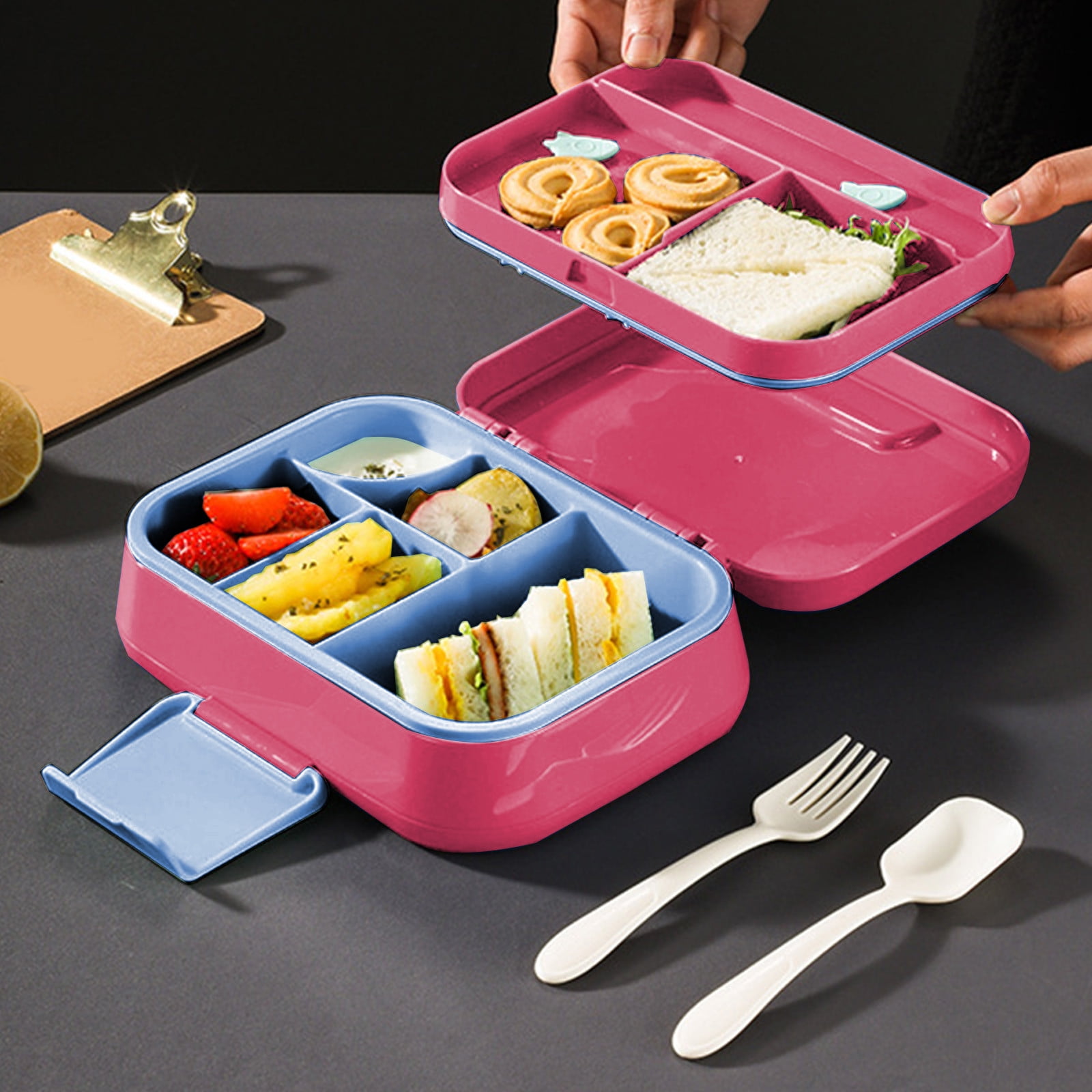 sdhkgrrt,Student Fruit Salad Box Children Compartment Sandwich Bento ...