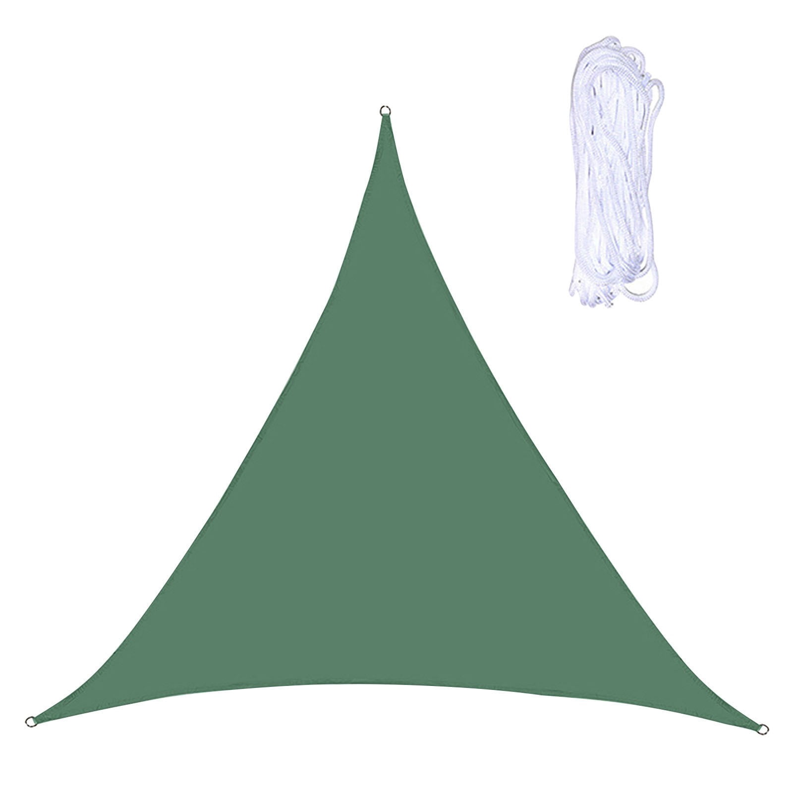 sdhkgrrt Triangle Sail, Sun Shade Sail for Garden Patio, Equilateral ...