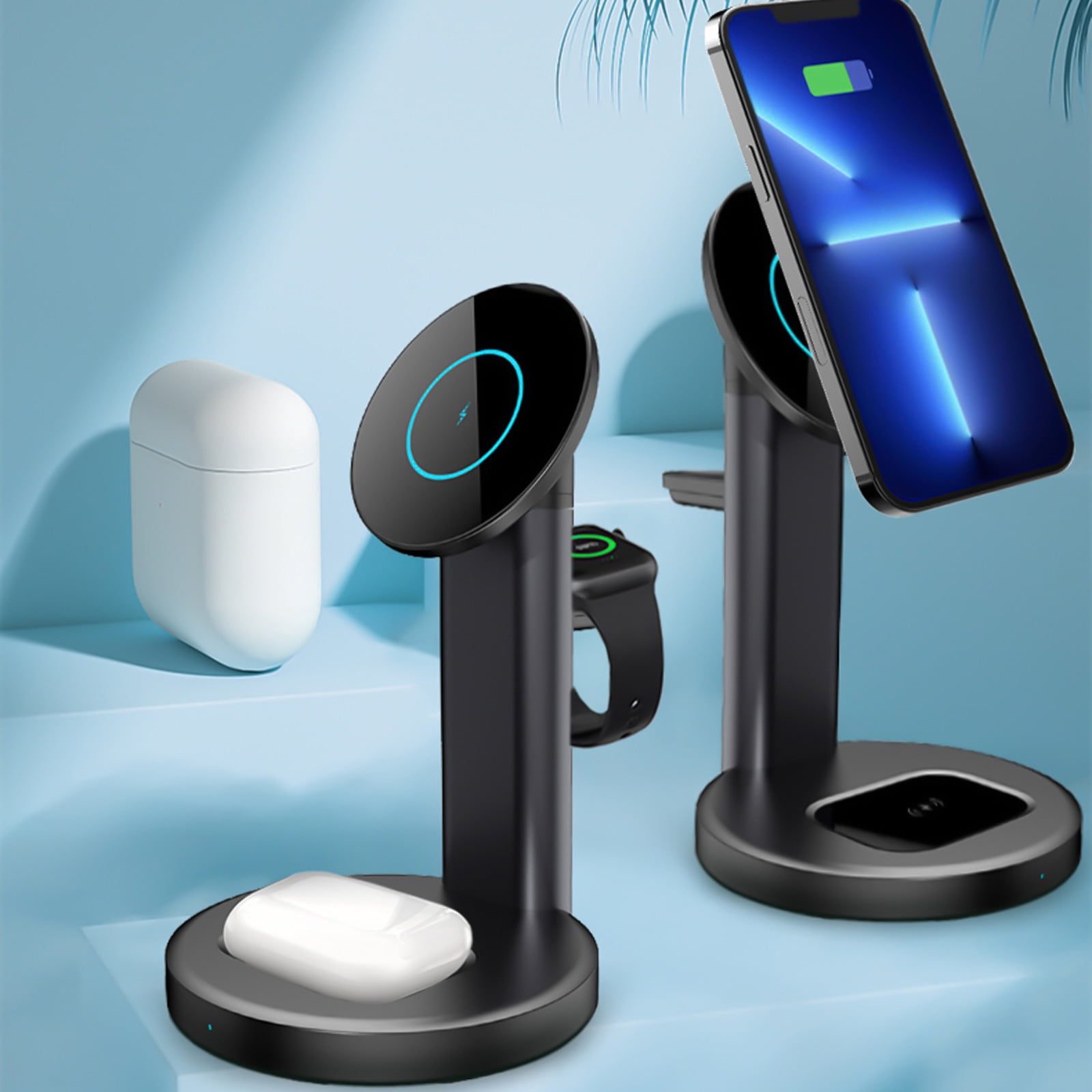 sdhkgrrt Wireless Charger,Wireless Charging Station 3 In 1 Charging ...