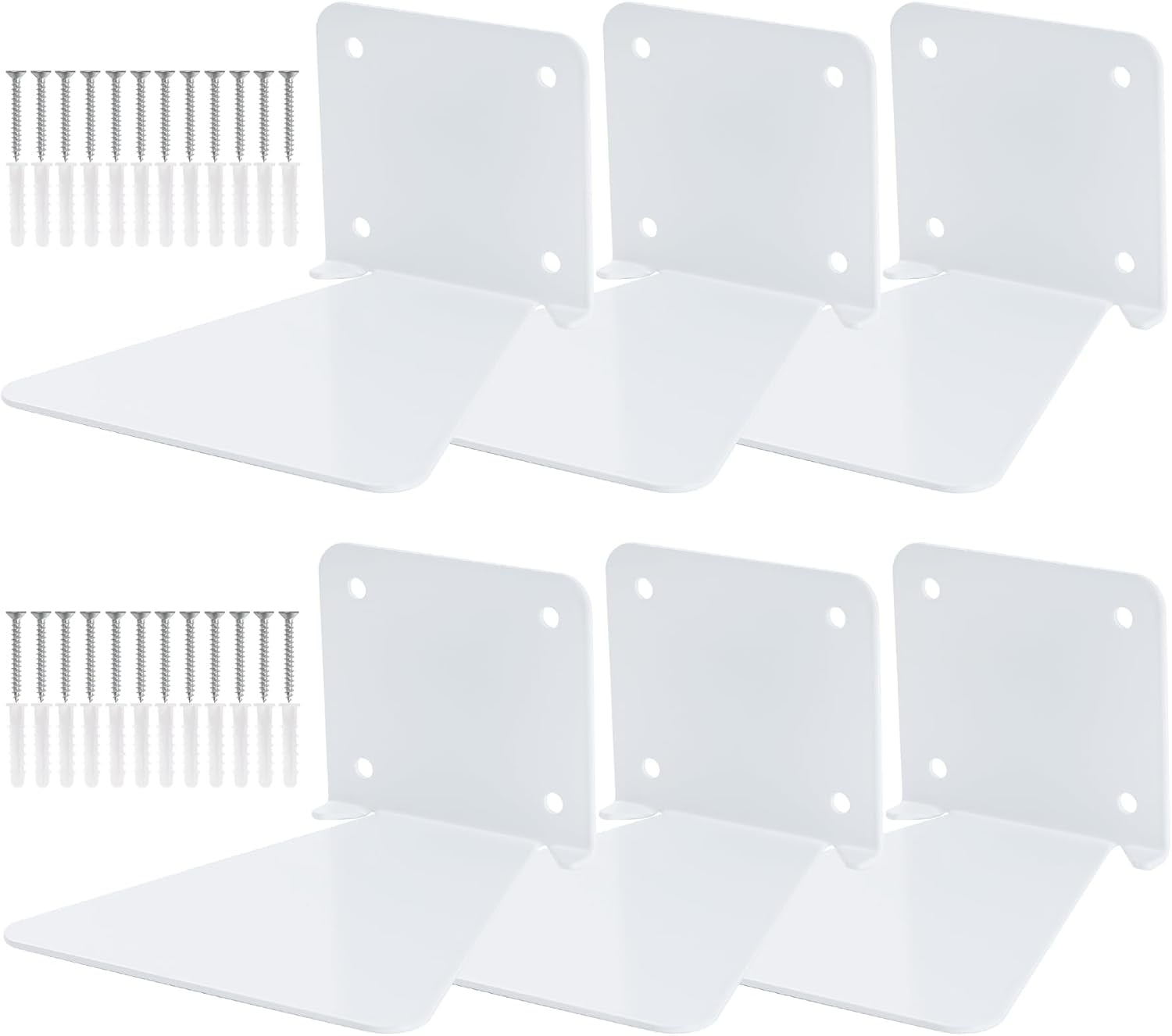 sdzinft Floating Bookshelves Iron Invisible Floating Shelves Book ...