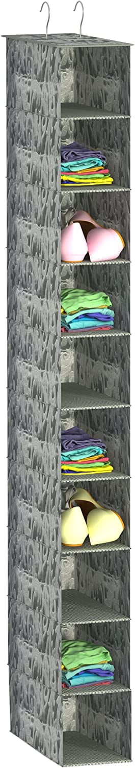 sdzinft Hanging Shoe Organizer 10-Shelf Hanging Closet Organizers and ...