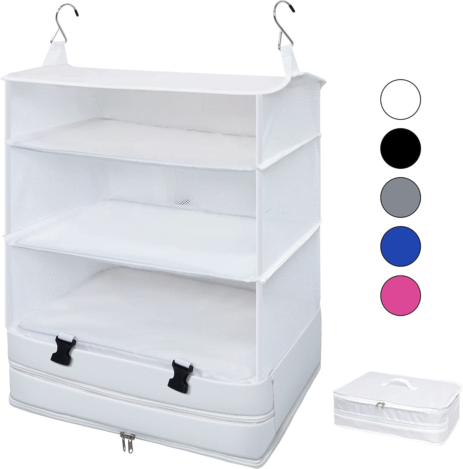 sdzinft Portable Hanging Travel Shelves Bag Travel Packing Cube ...