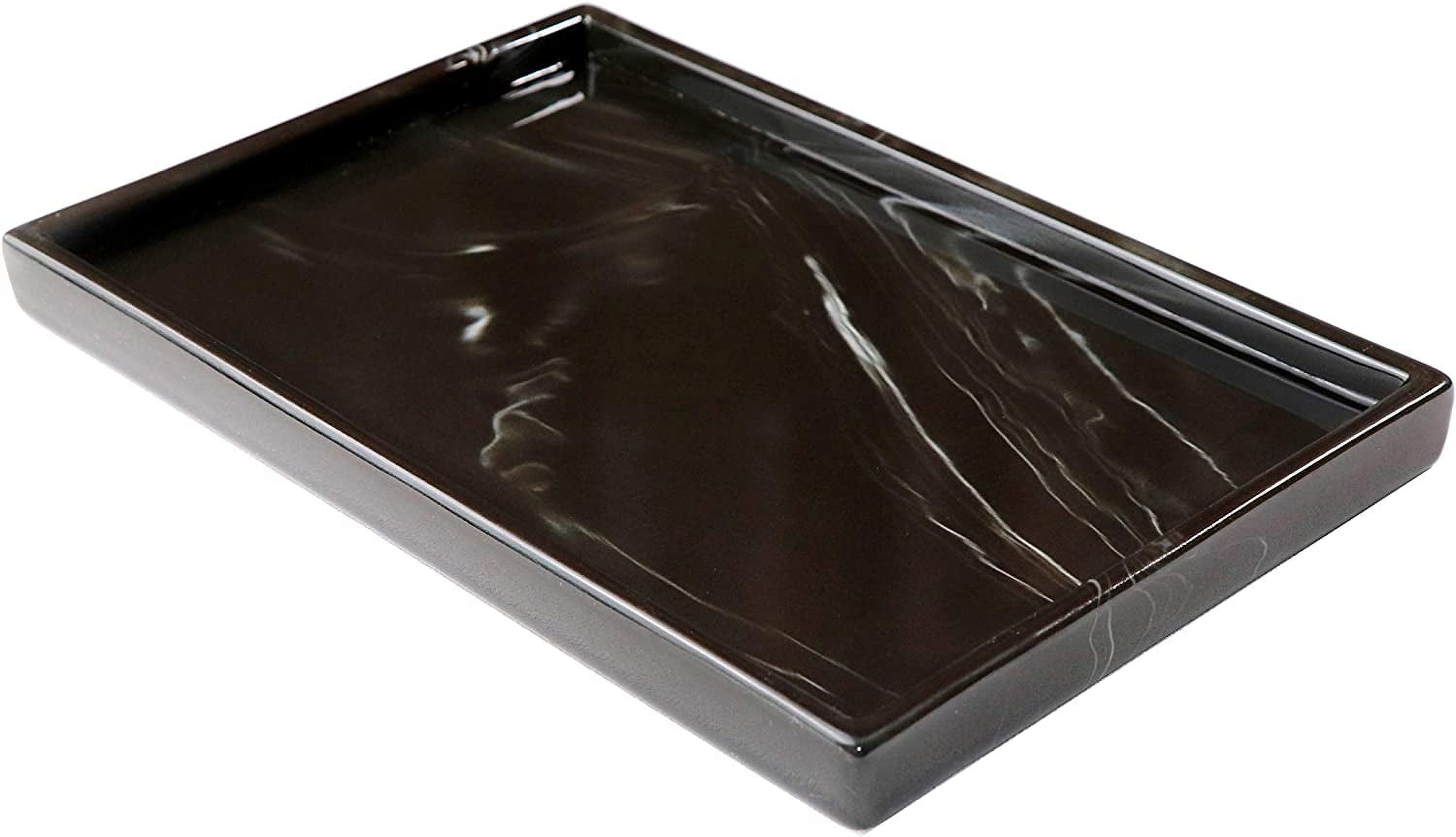 sdzjfiv Marble Tray for Bathroom Counter Decor Ceramic Perfume ...