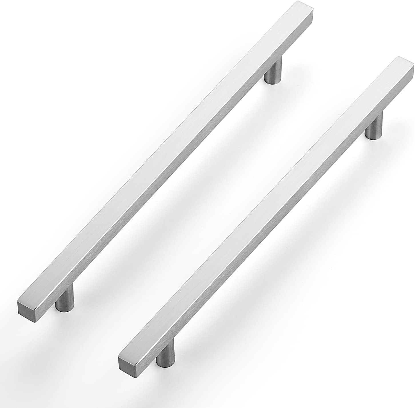 sdzjwl Brushed Nickel Cabinet Handles 10 Pack 4-1/2 inch Satin Nickel ...