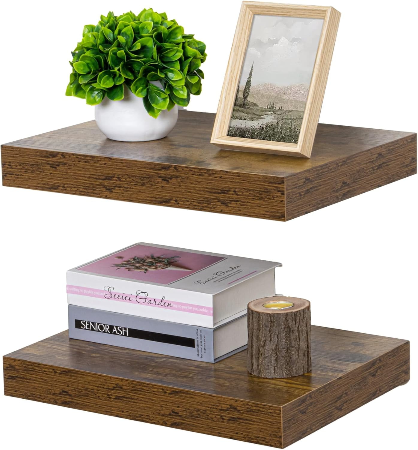 sdzkven JKLCH LTKIF 16 Inch Floating Shelf Floating Book Shelf for Wall ...