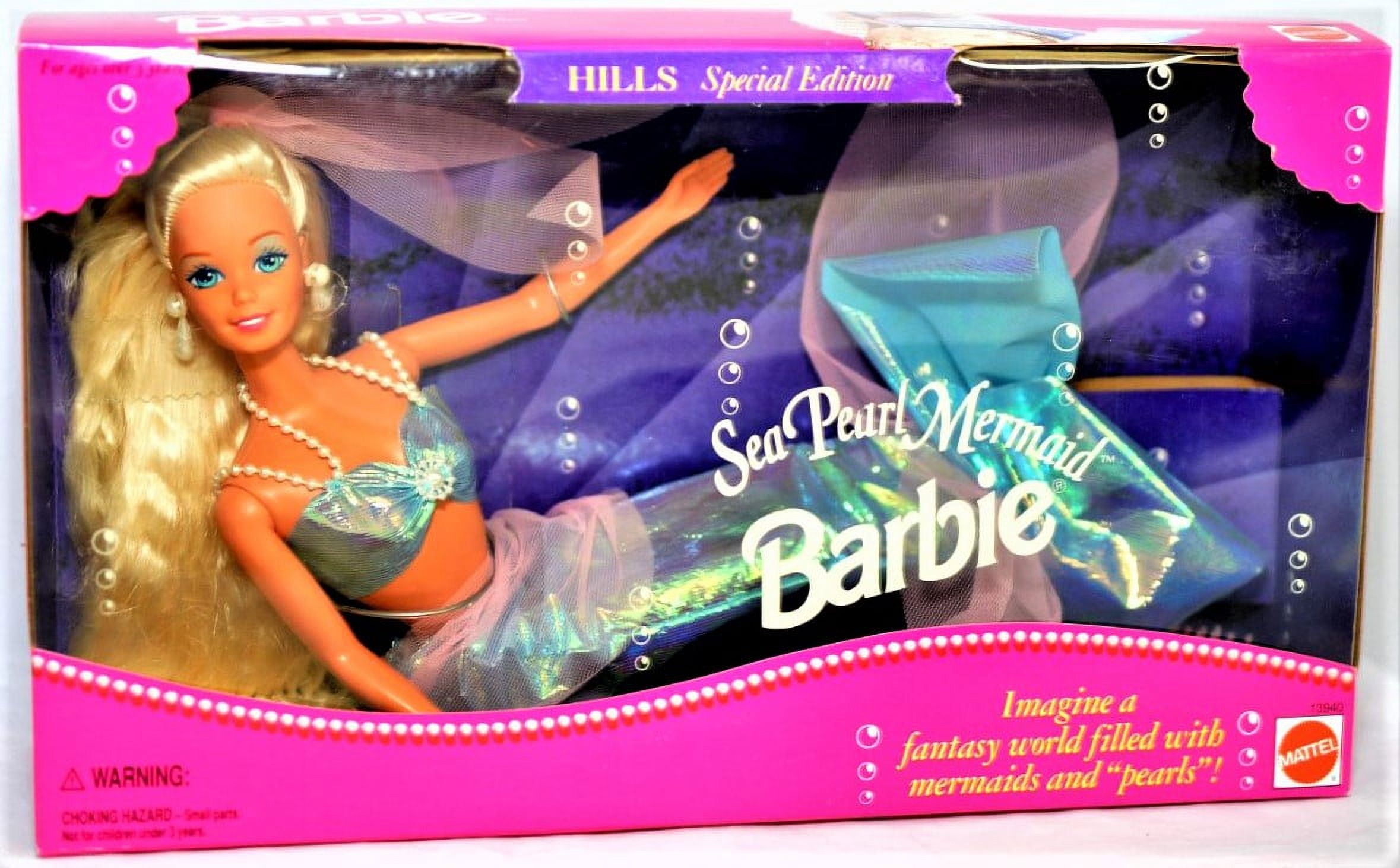 Sea Pearl Mermaid Barbie Doll Hills Special Edition 1995 Mattel 13940 ...