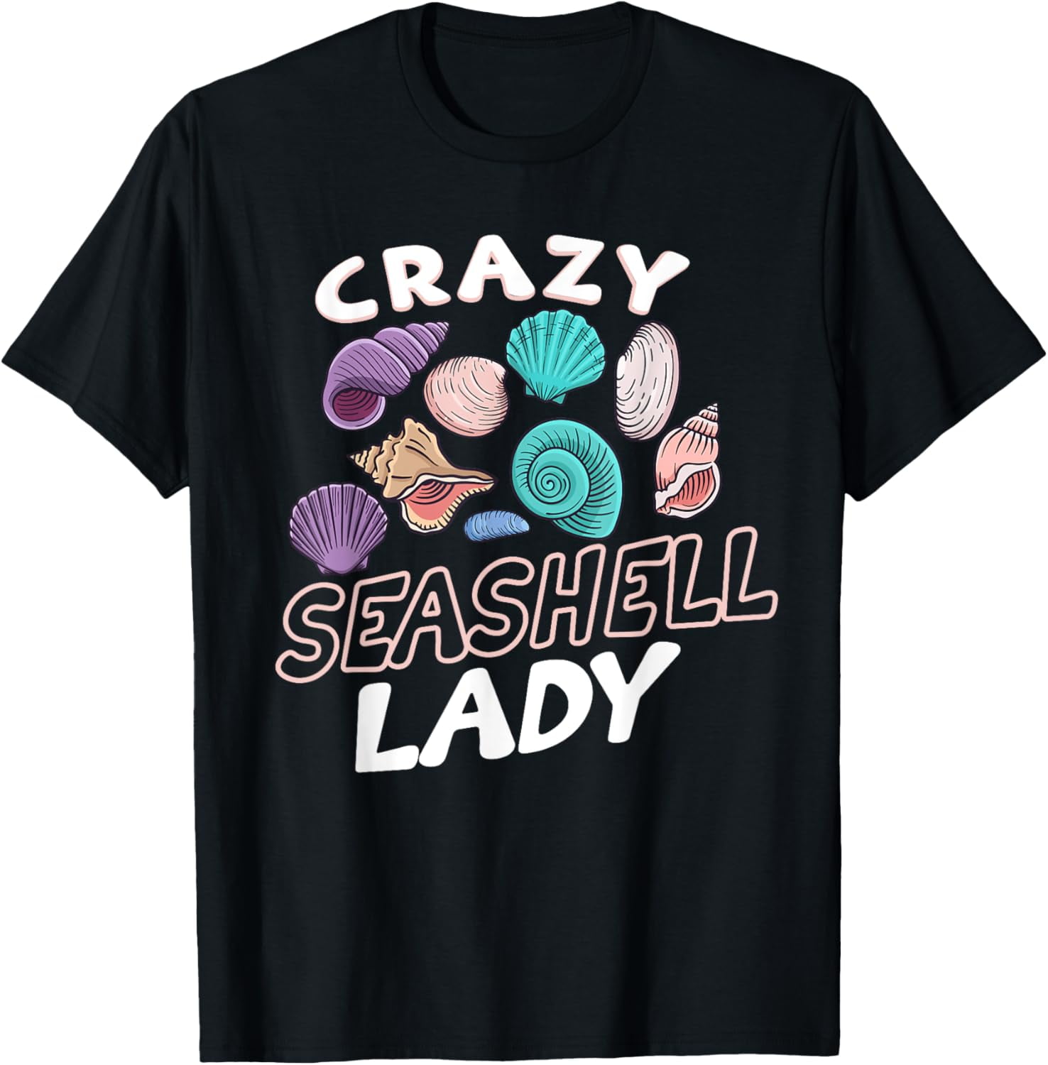seashells shell collector shell collecting T-Shirt - Walmart.com