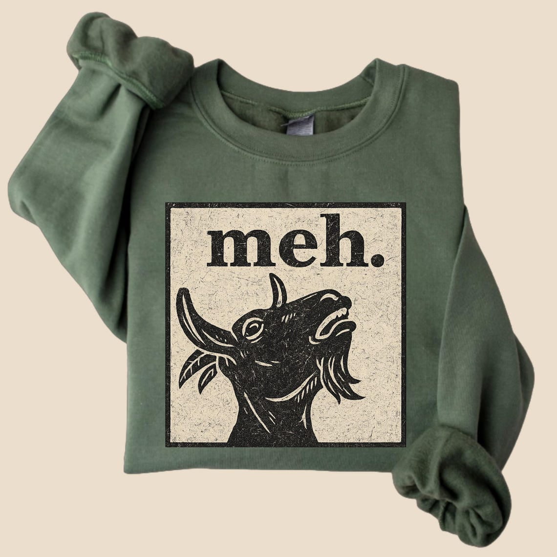season Goat Sweatshirt, Farm Animal Shirt, Meh Goat season Tee, Goat ...
