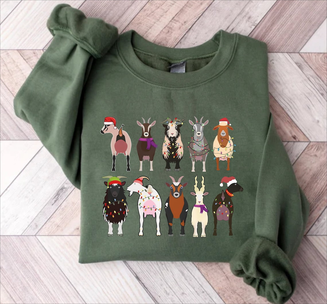 season Goat Sweatshirt, Goat Lover Animal, season for Goat Lovers ...