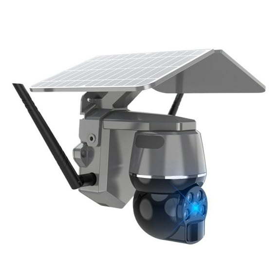 security camera， 2MP Solar Camera 4G Solar PTZ Outdoor IP66 Built-in ...