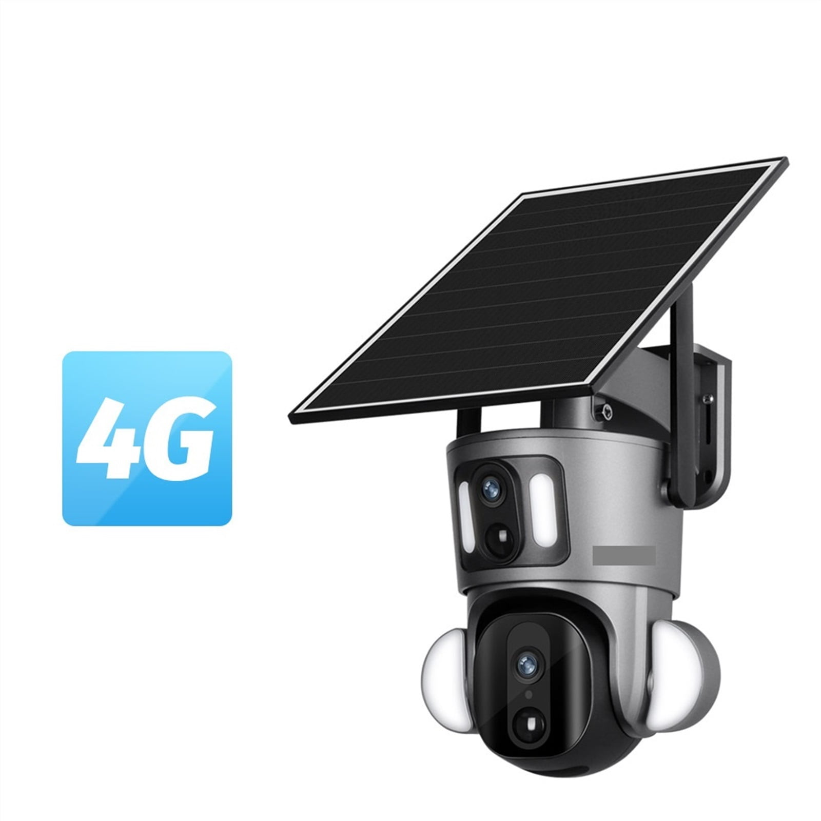 security camera， Dual Screen 4G Solar Security Linkage Camera Outdoor ...