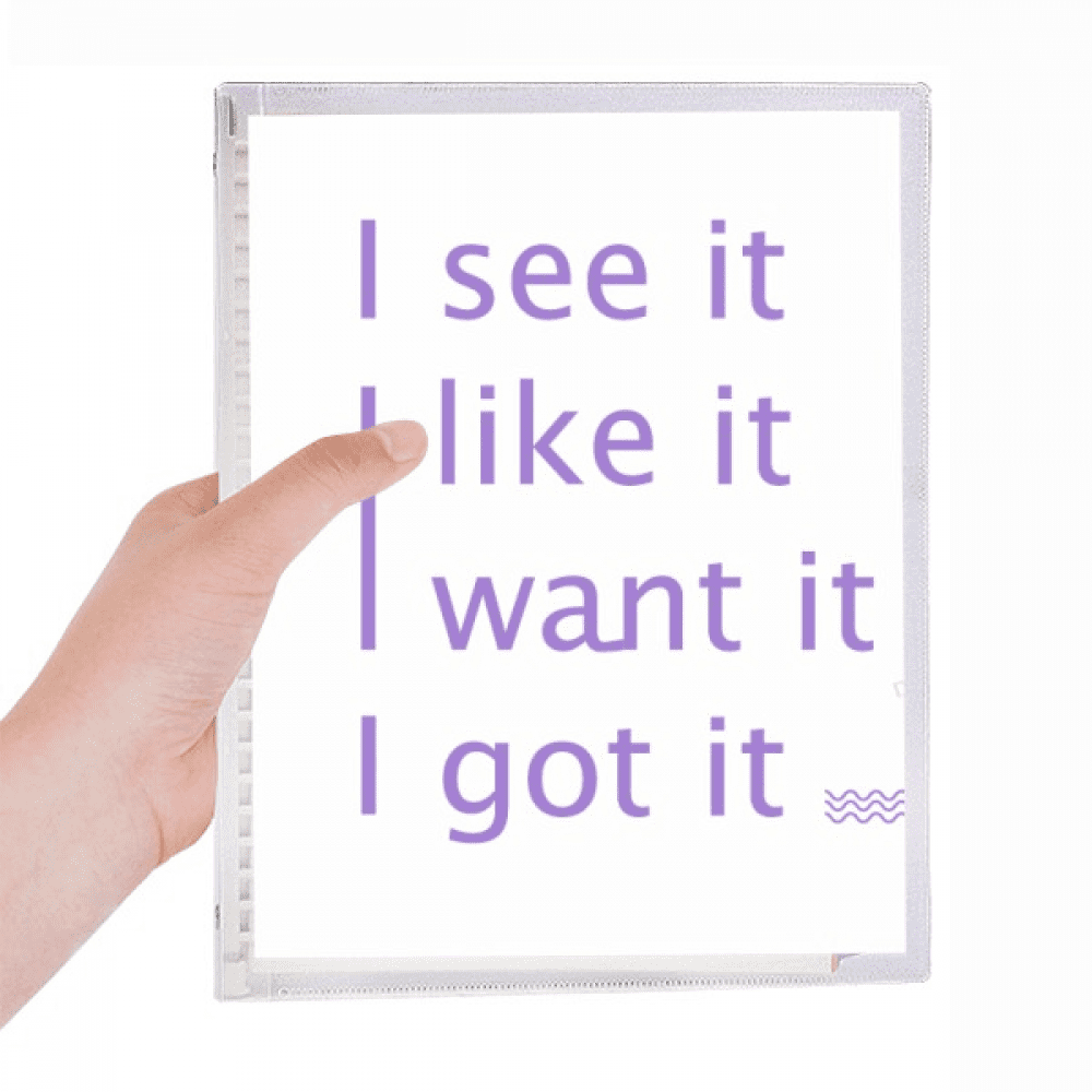 see like want got notebook loose diary refillable journal statiry ...