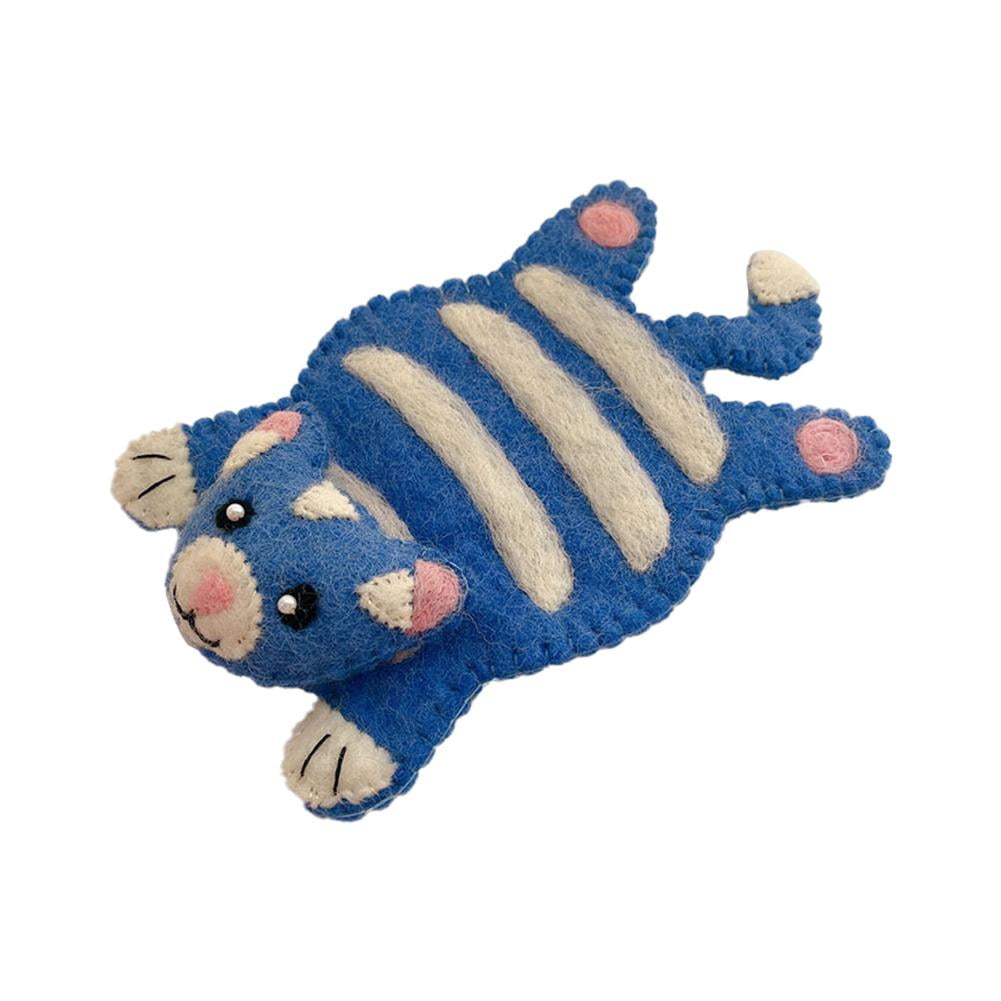 seebee Cat Felt Coasters for Drinks,Handmade Cute Animal Insulation Mug ...