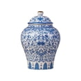 seebee Chinoiserie Blue White Ginger Jars, Porcelain Jar Tea Storage ...