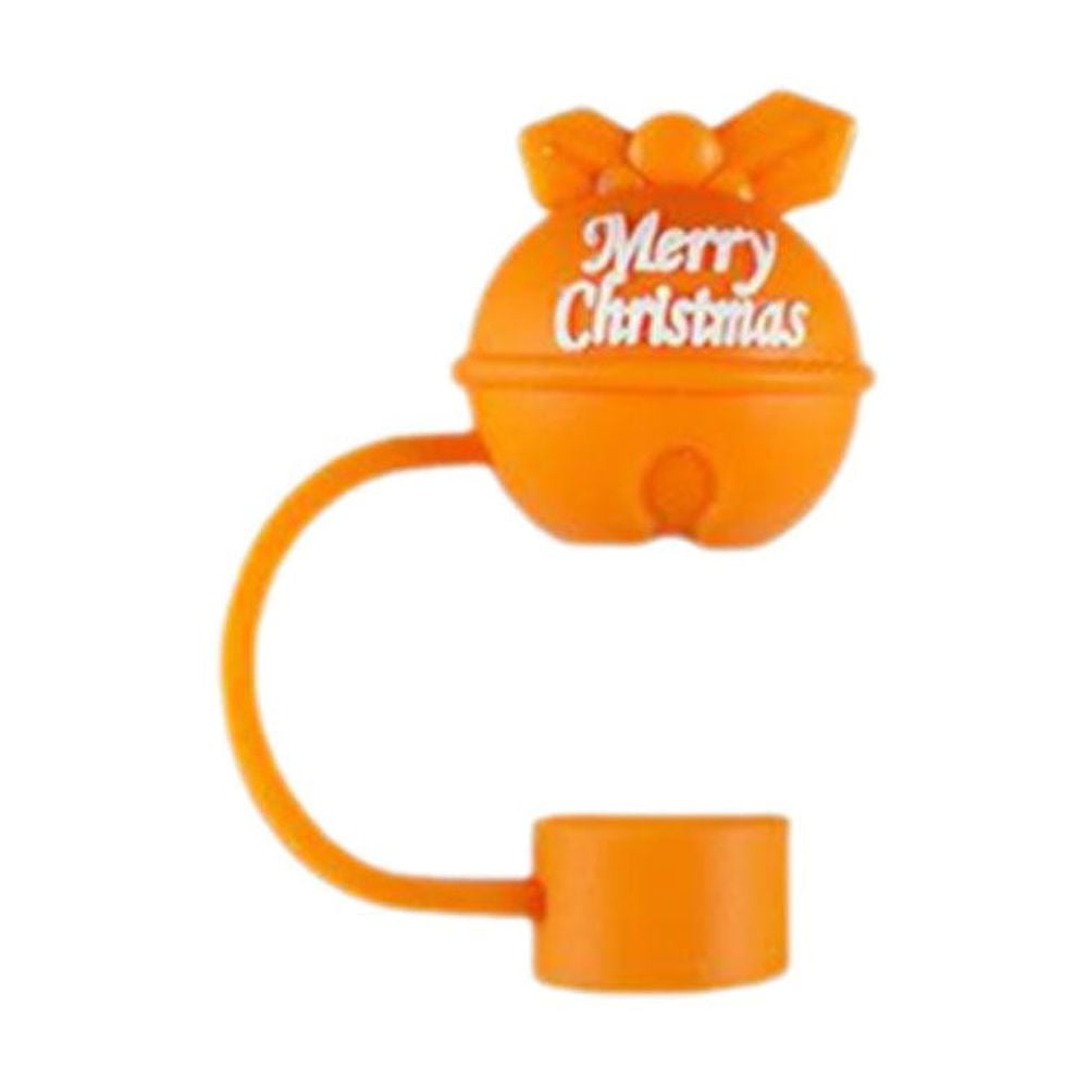 seebee Reusable Cute Drinking Straw Topper Accessories for Christmas ...
