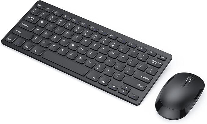 seenda Wireless Keyboard and Mouse Combo, Compact Small Keyboard Mouse ...