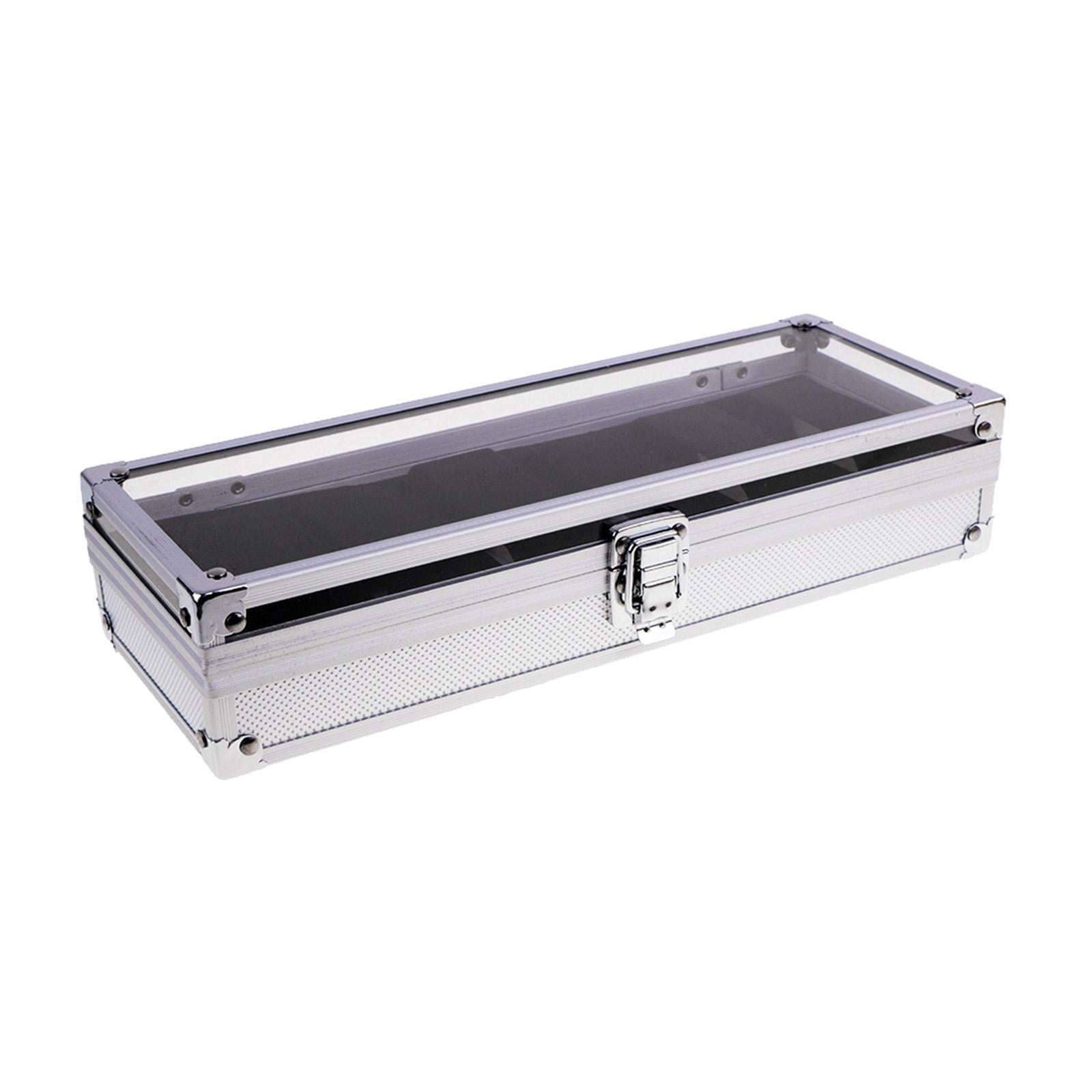 segolike Watch Storage Box Jewelry Display Case 6 Slot Men and Women ...