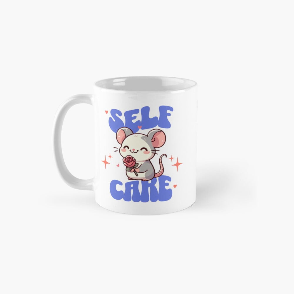 self care american traditional rose Rat Classic Mug - Walmart.com