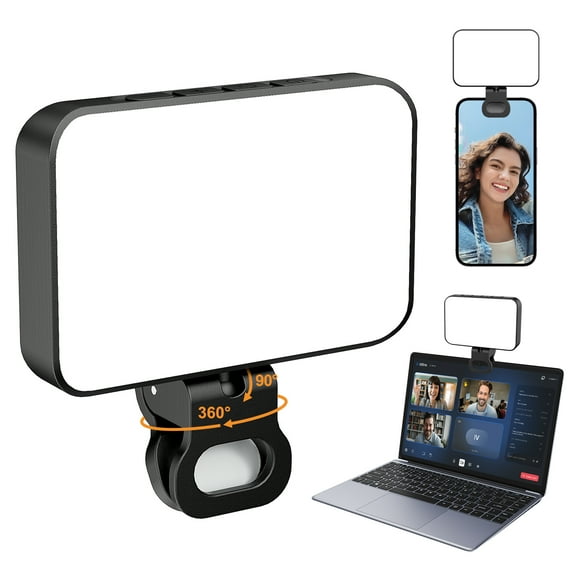 Cshidworld Portable Selfie Light,3 modes, 10 brightness levels, 2000mAh ...