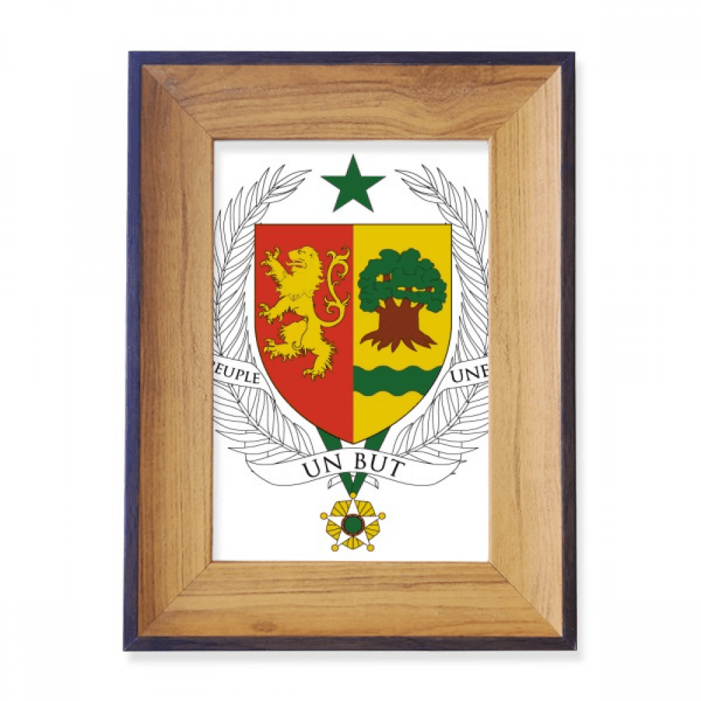 senegal afnational emblem photo frame exhibition display art desktop ...