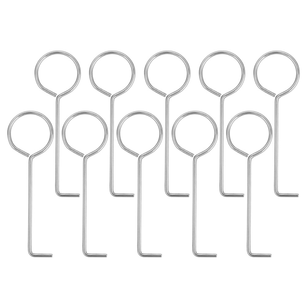 sentaili 10 Pack Drain Lifting Hooks Stainless Steel Floor Drain Hook ...