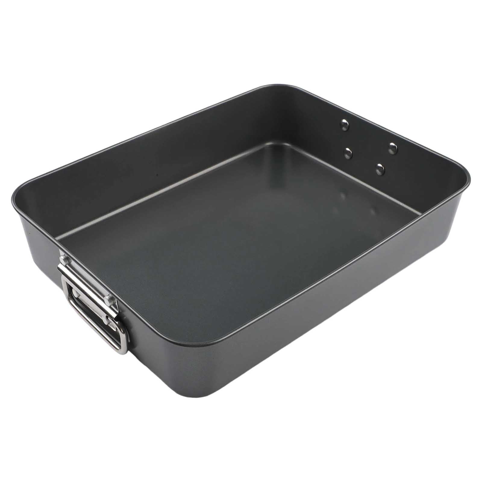 sentaili 16In Stainless Steel Large Turkey Roaster Pan Non-Stick ...