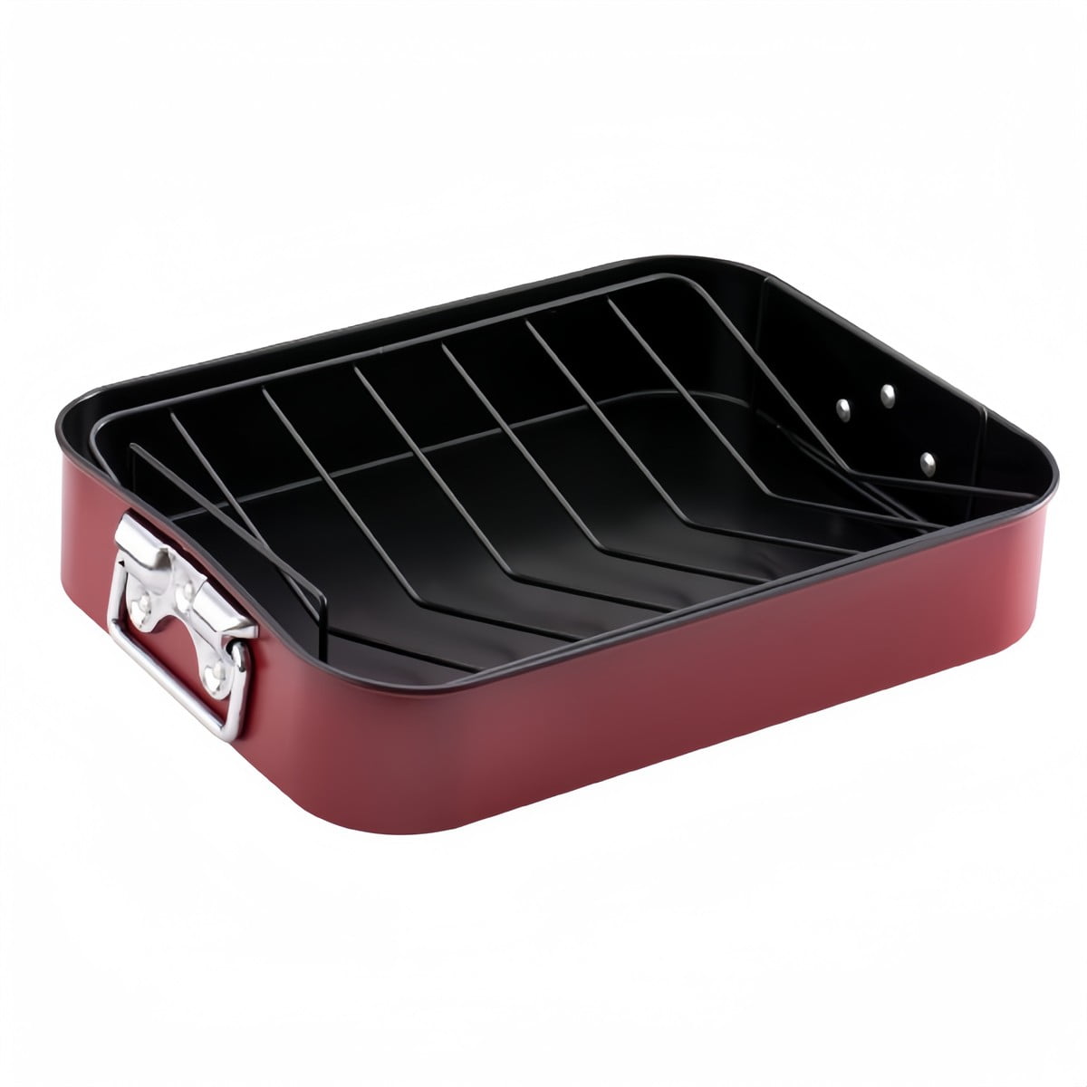 sentaili 16X12In Stainless Steel Large Turkey Roaster Pan Non-Stick ...