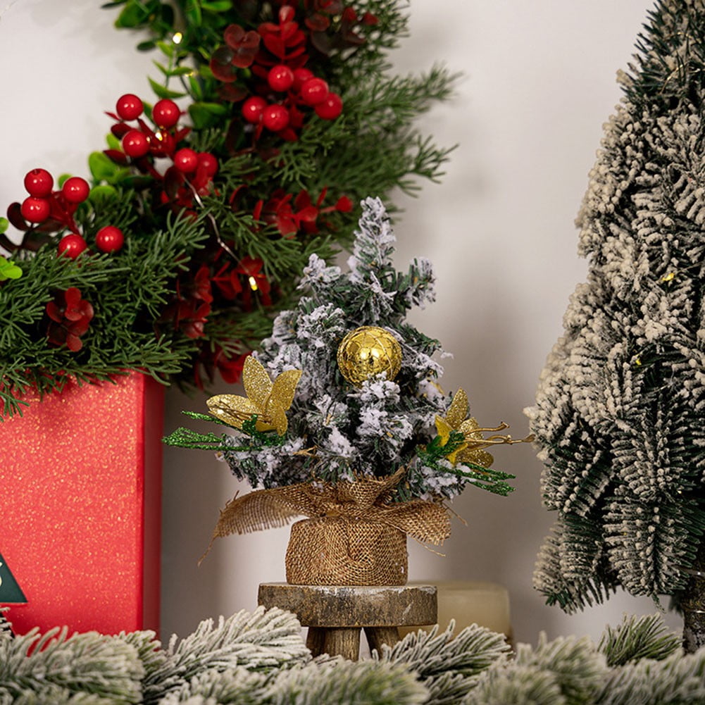 sentaili 20/30Cm Mini Christmas Tree Desktop Artificial Tree Party ...