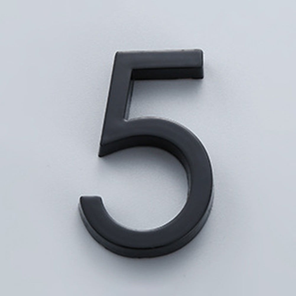 sentaili 3D Number Tag Door House Drawer Sign Plating Gate Digits Self ...