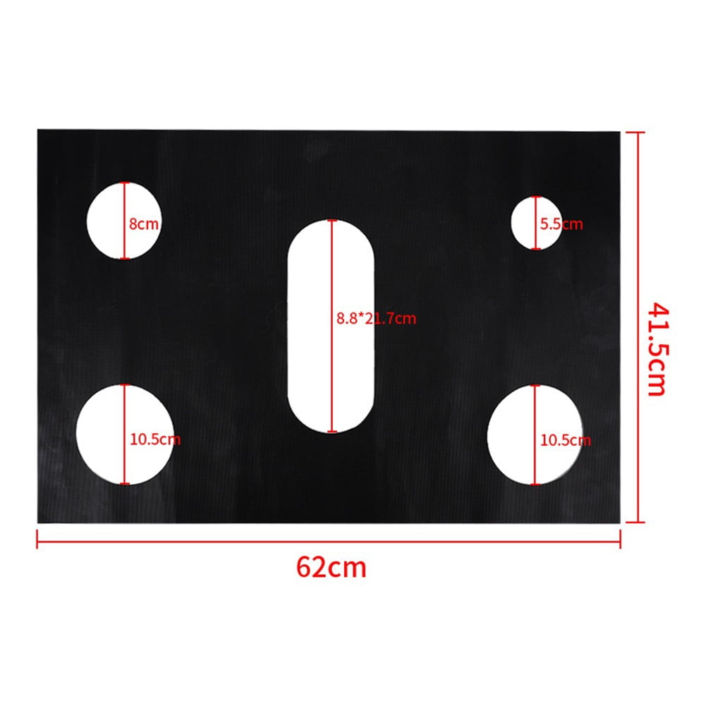 sentaili 5-Hole Gas Stove Pad Gas Stove Protective Cover Cleaning Anti ...