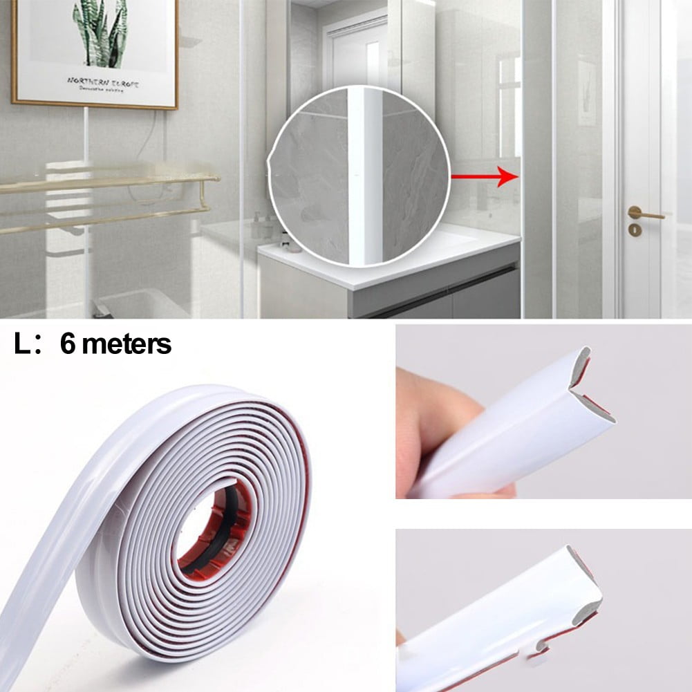 sentaili 6M*2Cm Wall Corner Decor Strip Pvc Adhesive Wall Corner Decor ...
