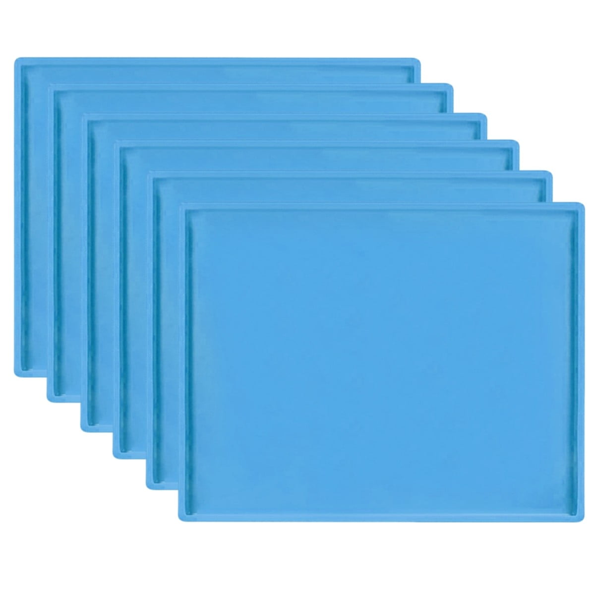 sentaili 6Pcs Silicone Baking Tray Liner Dryer Mat Non-Stick Dehydrator ...