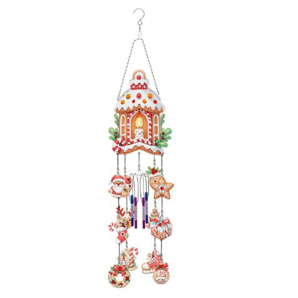 sentaili Art Wind Chime Diy Kit- 5D Diamond Art Wind Chime Christmas ...