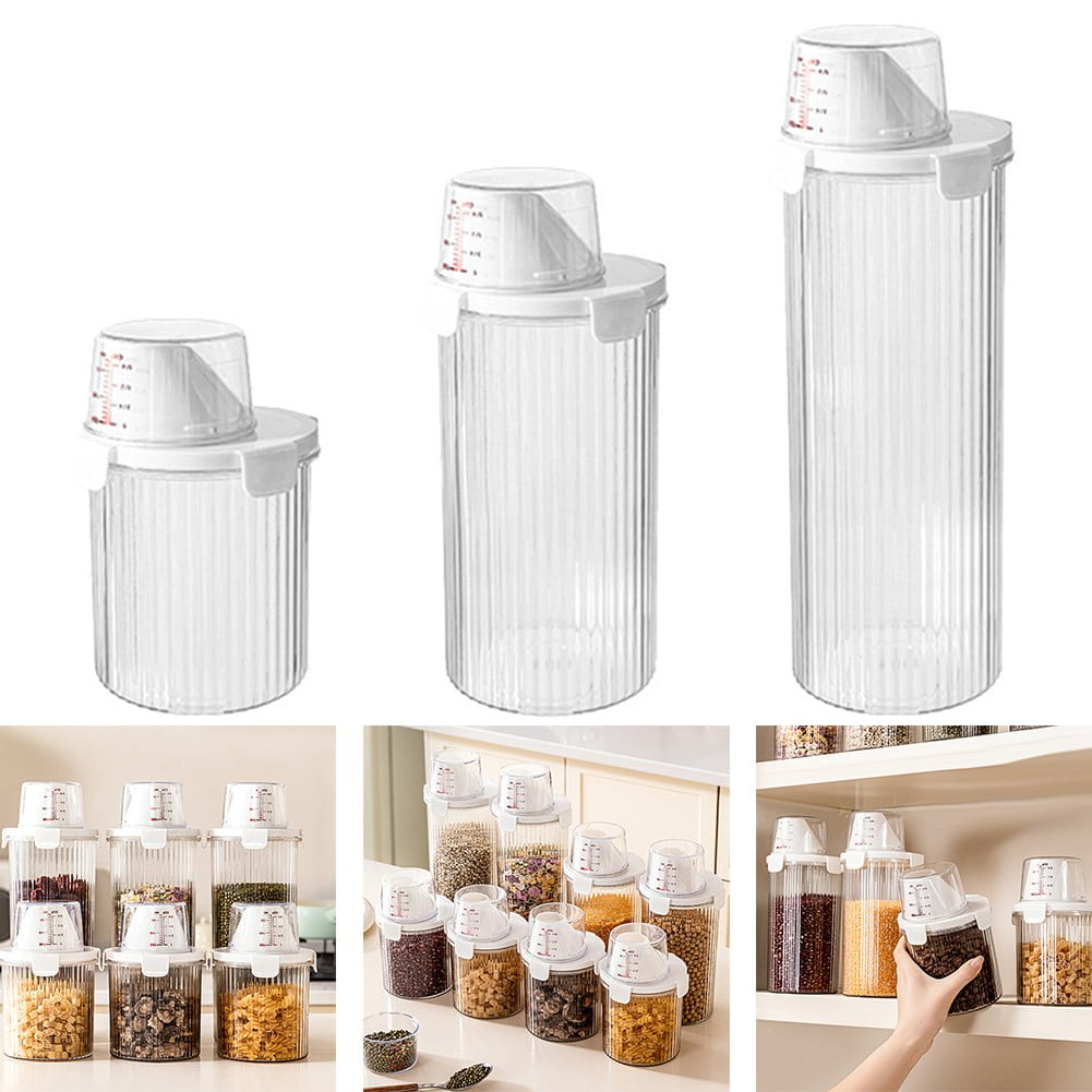 sentaili Cereal Organizer Airtight Bin Dry Food Storage Food Management ...