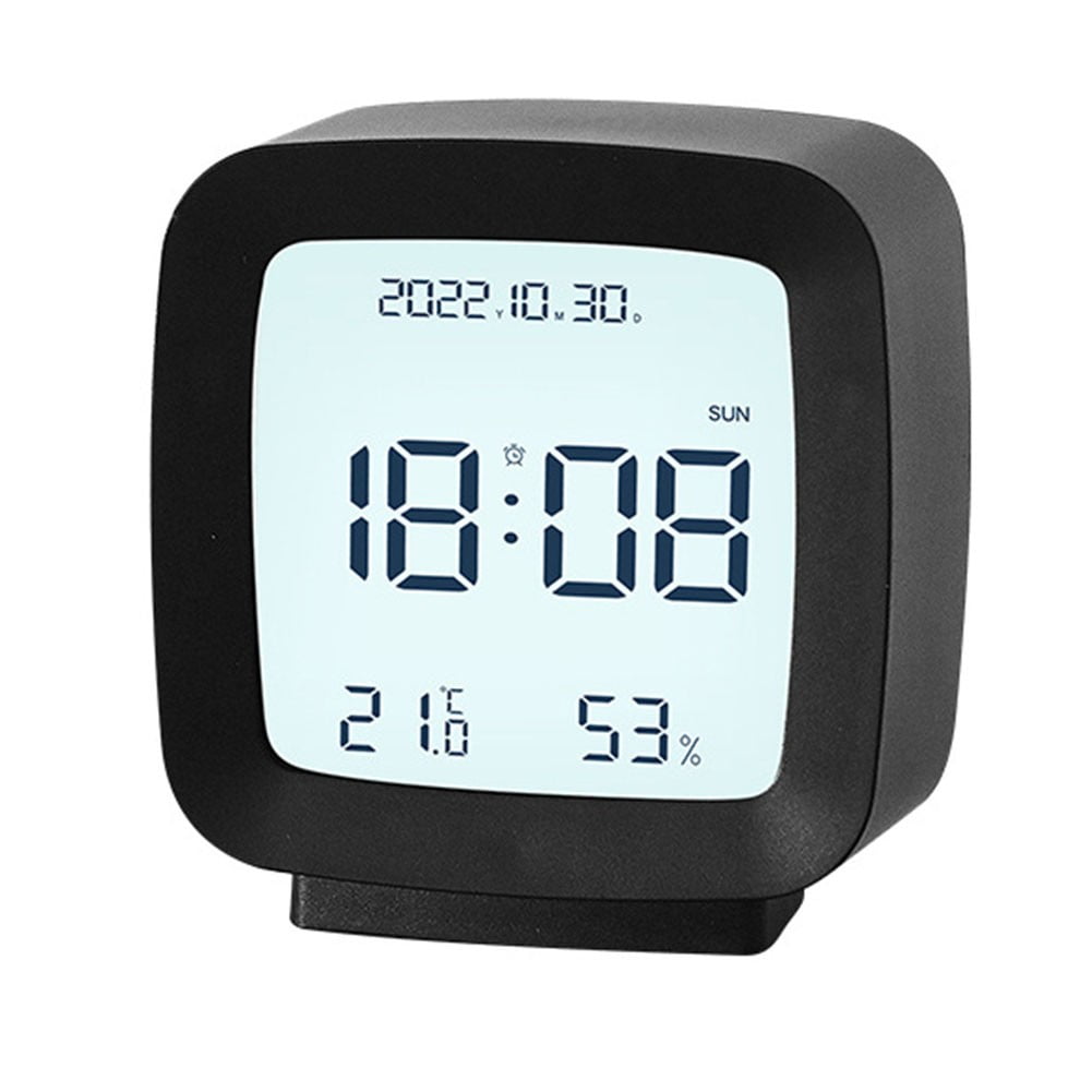 sentaili Clock Convenient Alarm Clock Student Bedside Clock Temperature ...