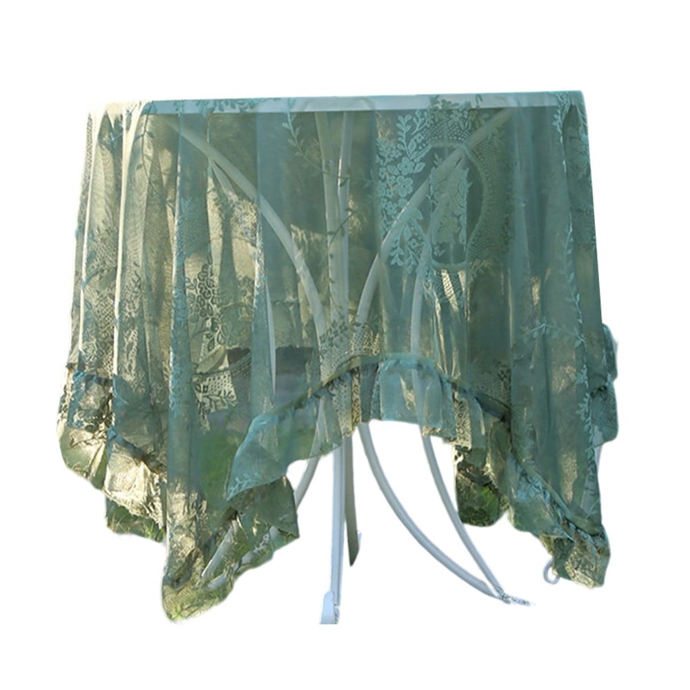 sentaili Countryside Lace Tablecloth With Lace, Coffee Table, Dining ...